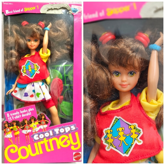 Barbie | Other | Nib Cutest 8s Skipper Friend Ever Cool Top Courtney ...